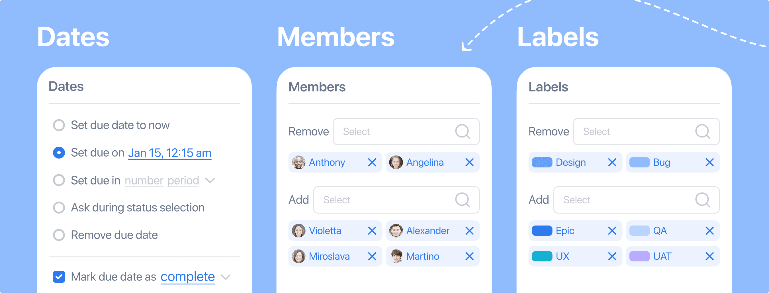 Statuses & Workflow Power-Up | Trello