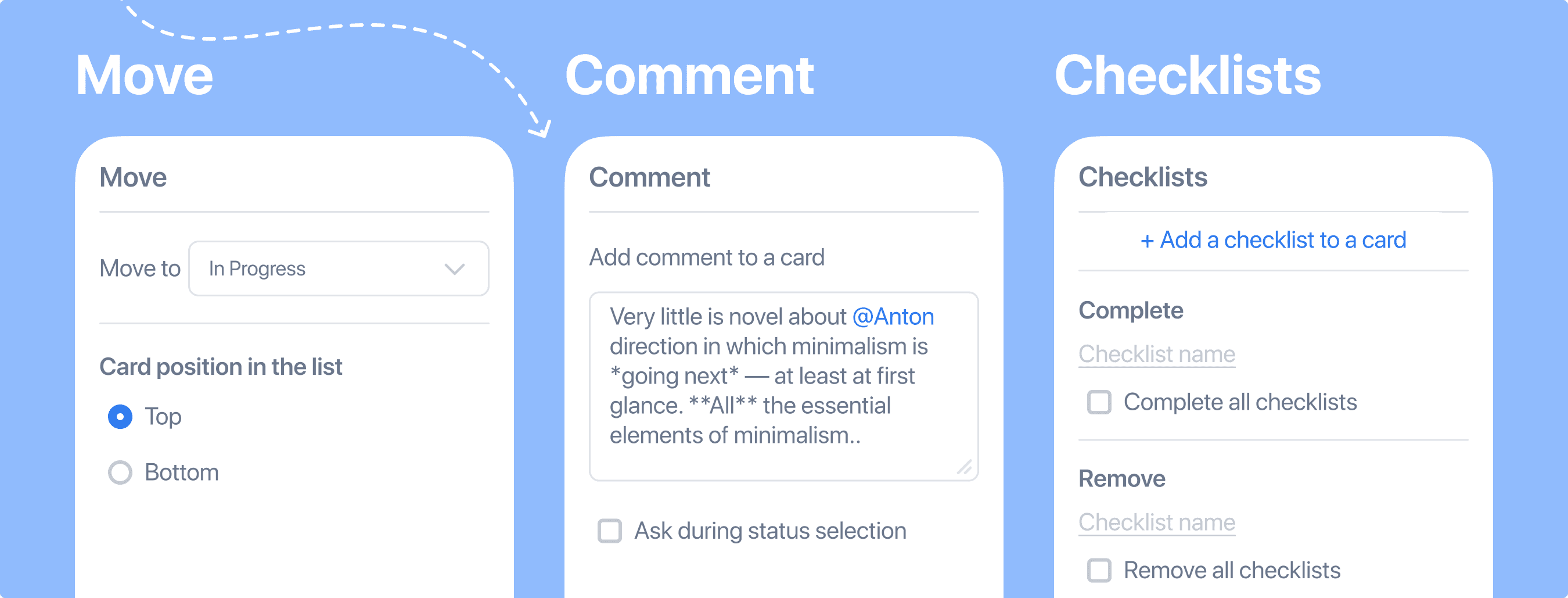 Statuses & Workflow Power-Up | Trello